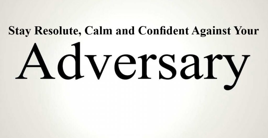 Stay Resolute, Calm and Confident Against Your Adversary | USAdojo.com
