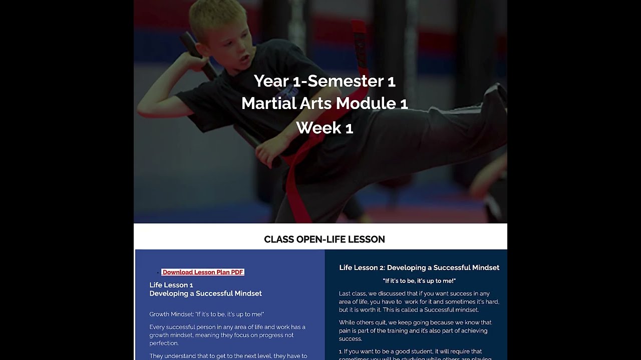 EMPOWER KICKBOXING Curriculum | USAdojo.com